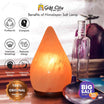 Himalayan Raindrop Shape 7 Color Changing Crafted Salt Lamp for Home D ...
